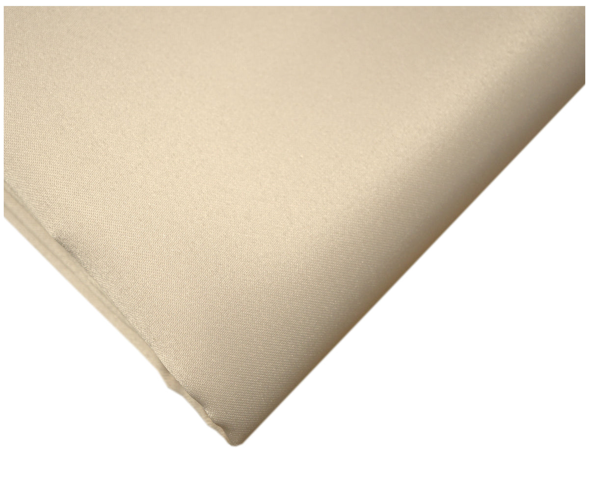 Champagne Matte Duchess Bridal Satin Polyester Fabric for Dressmaking