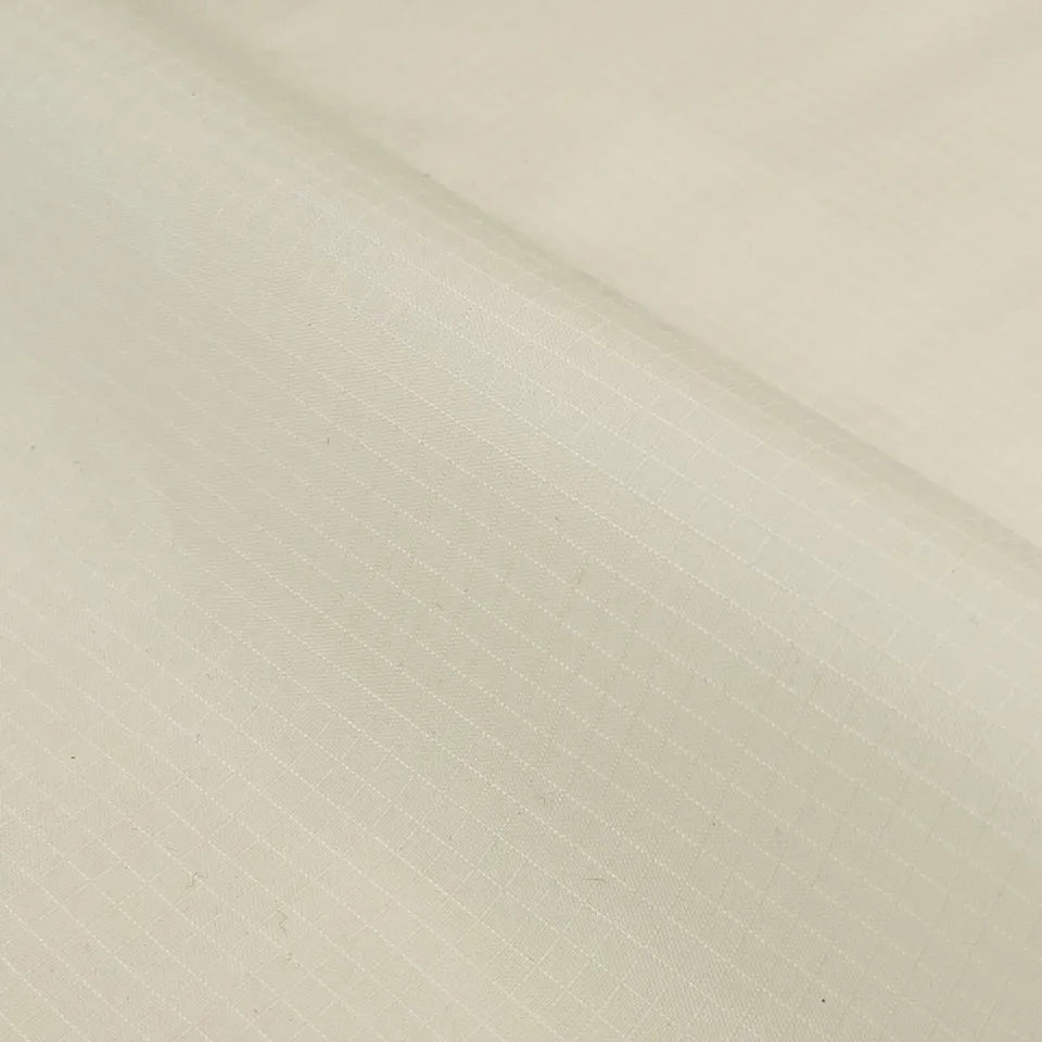 Cream Ripstop Fabric | Tear-Resistant Outdoor Material 150cm Wide