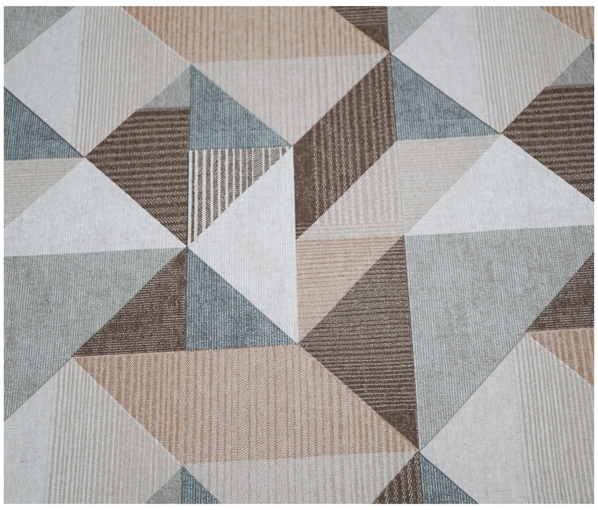 Tan Geometric Half Panama